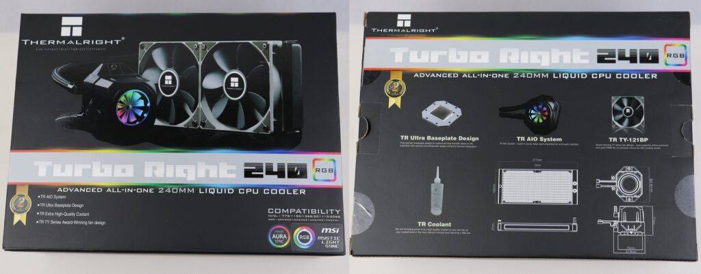 Unboxing and Review of Thermalright Turbo Right 240/360 C AIO CPU ...