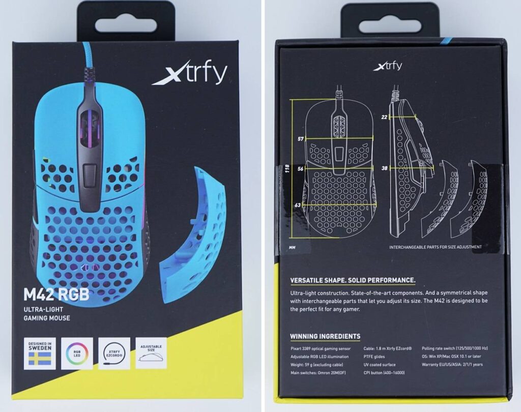 Unboxing and Review of Xtrfy M42 RGB Gaming Mouse | UnbxTech