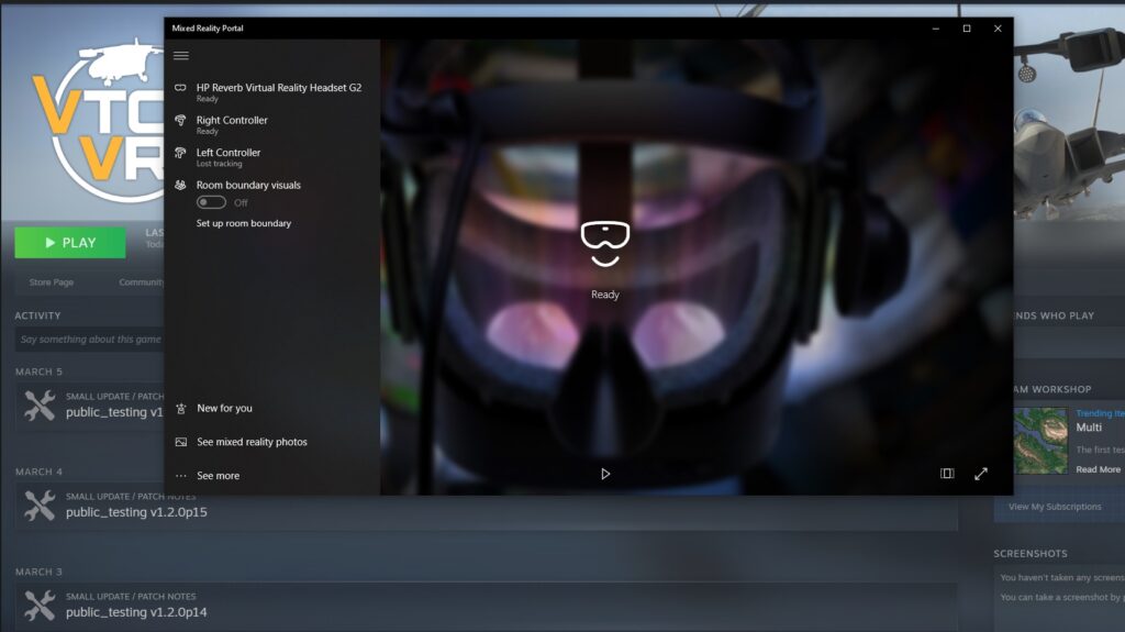 How to Set Up SteamVR on HP Reverb G2 VR Headset | UnbxTech