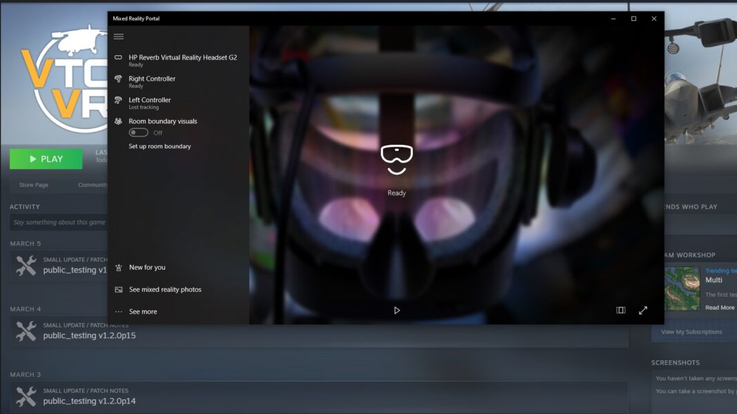How to Set Up SteamVR on HP Reverb G2 VR Headset | UnbxTech