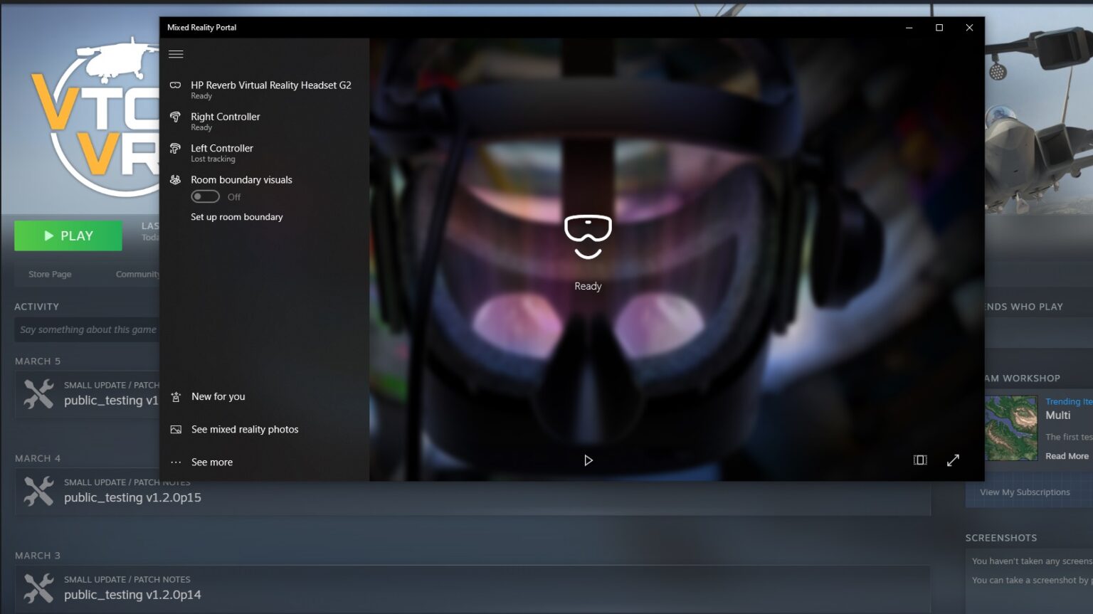 How to Set Up SteamVR on HP Reverb G2 VR Headset | UnbxTech